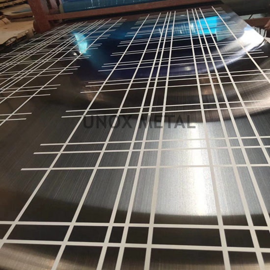 Design Line Pattern Elevator Stainless Steel Etched Sheet-Elevator Door ...