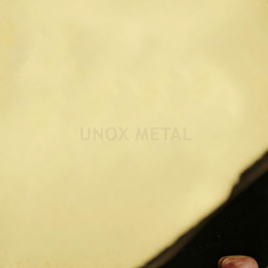 304 Ti Gold Color Mirror Stainless Steel Sheet-PVD Color Coating Plates