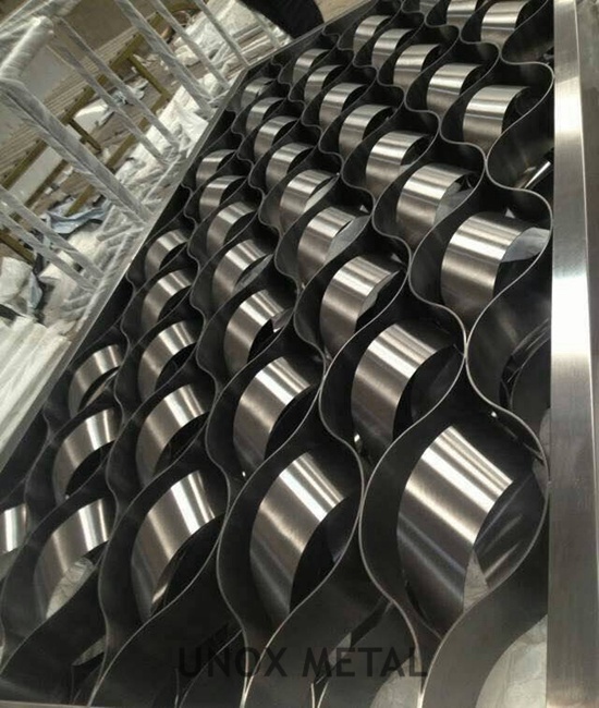 Modern Pattern Metal Wall Panels Decorative Screen - Unox Metal Dymatic ...