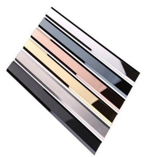Stainless steel Tile Edge Trim at Unox Decor Metals
