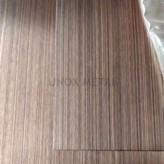 Stainless Steel Finish Hairline Bronze – Stainless Finishes