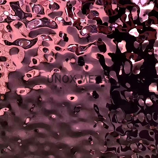 Rose Gold Stainless Steel Sheet Metal - Unox Metal